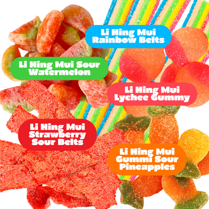 Li Hing Mui Gummy Candy Sampler Variety Pack — Snack Hawaii