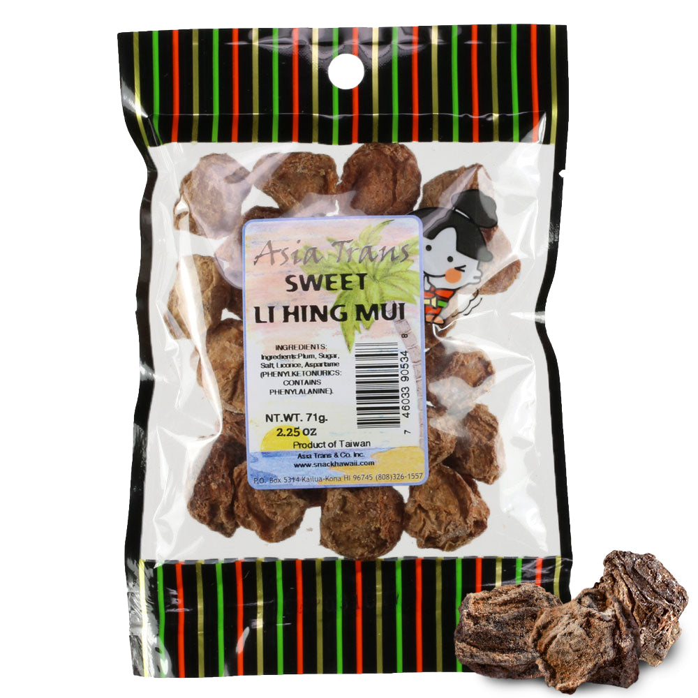 Sweet Li Hing Mui - Dried Hawaiian Plums Shop Online