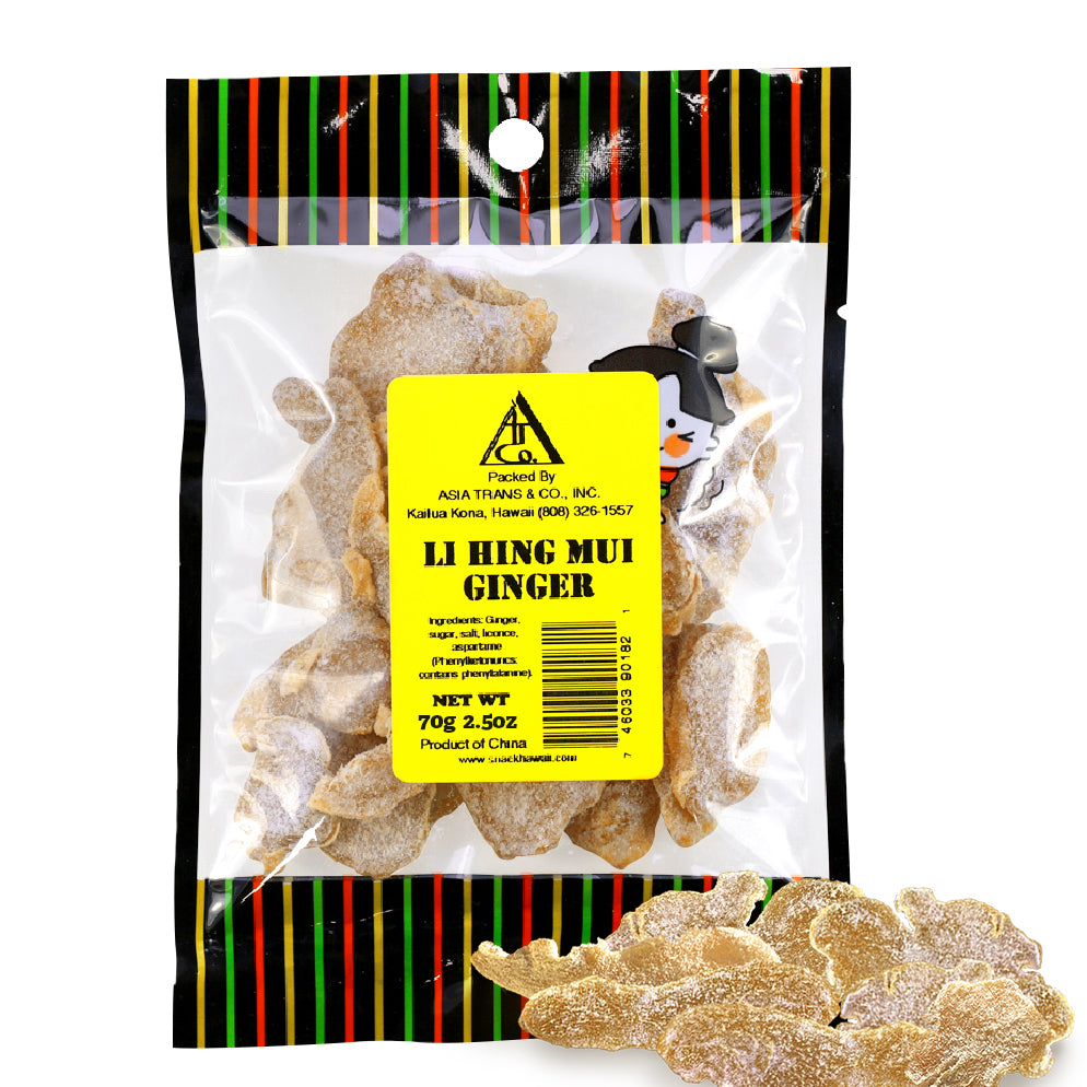 Li Hing Mui Ginger | Asian Candies | Best Hawaiian Snacks — Snack Hawaii