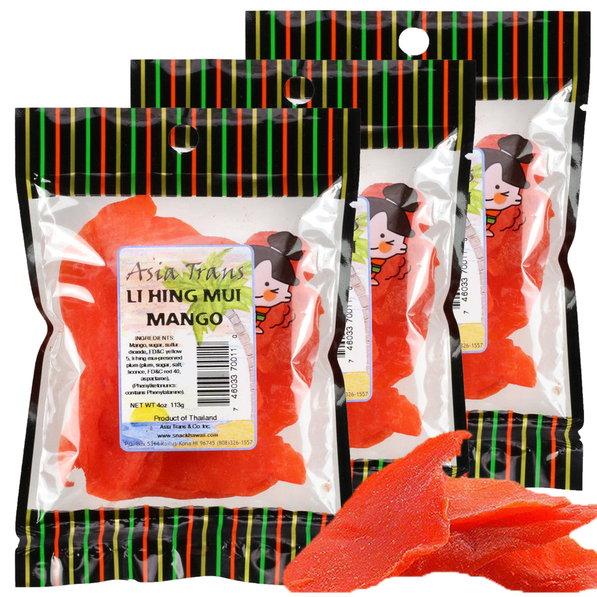 Buy Asia Trans & Co's Li Hing Mui Mango: Snack Hawaii