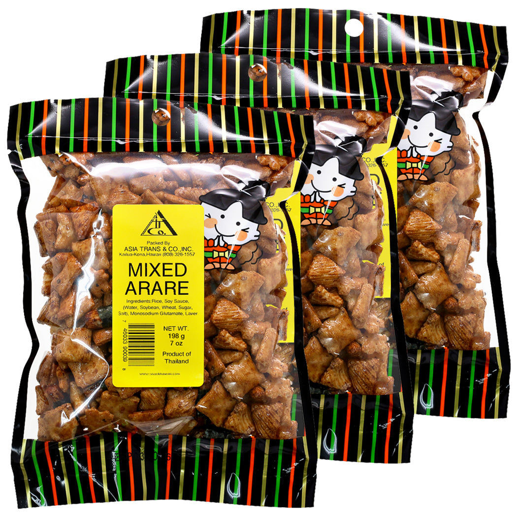 Mixed Arare 7 oz - 3 Pack | Japanese Rice Crackers — Snack Hawaii