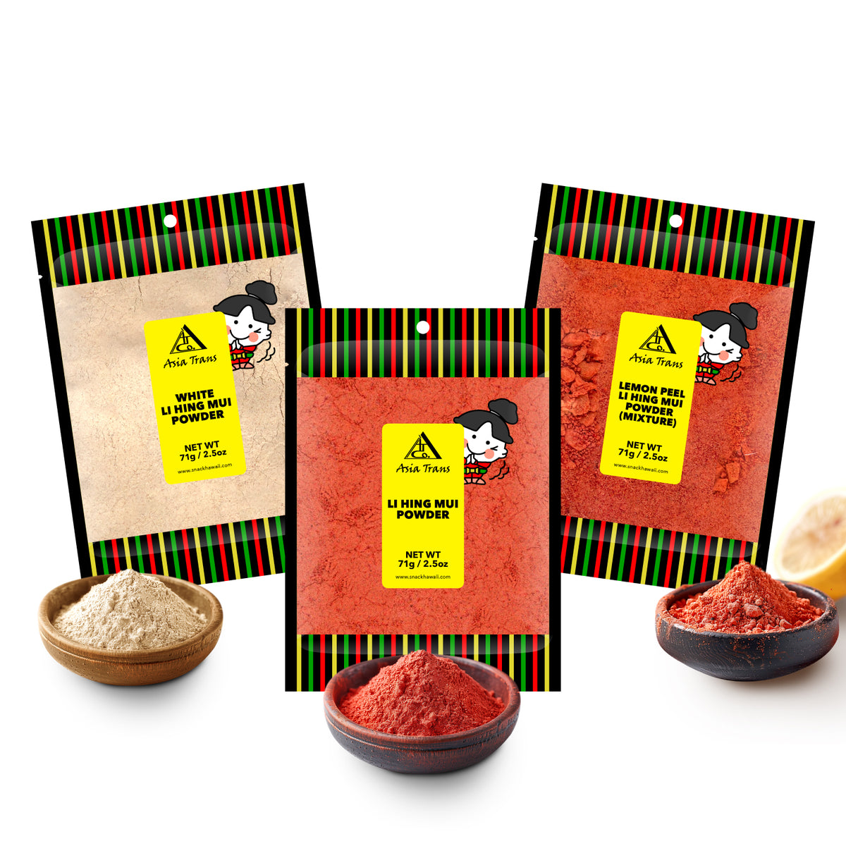 Li Hing Mui Powder Variety Pack - Sweet & Sour Seasoning
