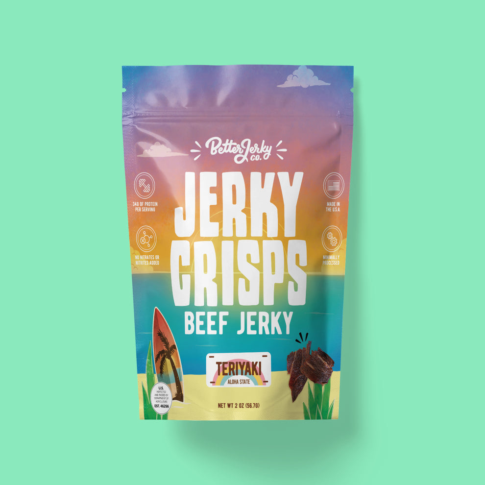 Hawaiian Style Crispy Teriyaki Beef Jerky: Snack Hawaii