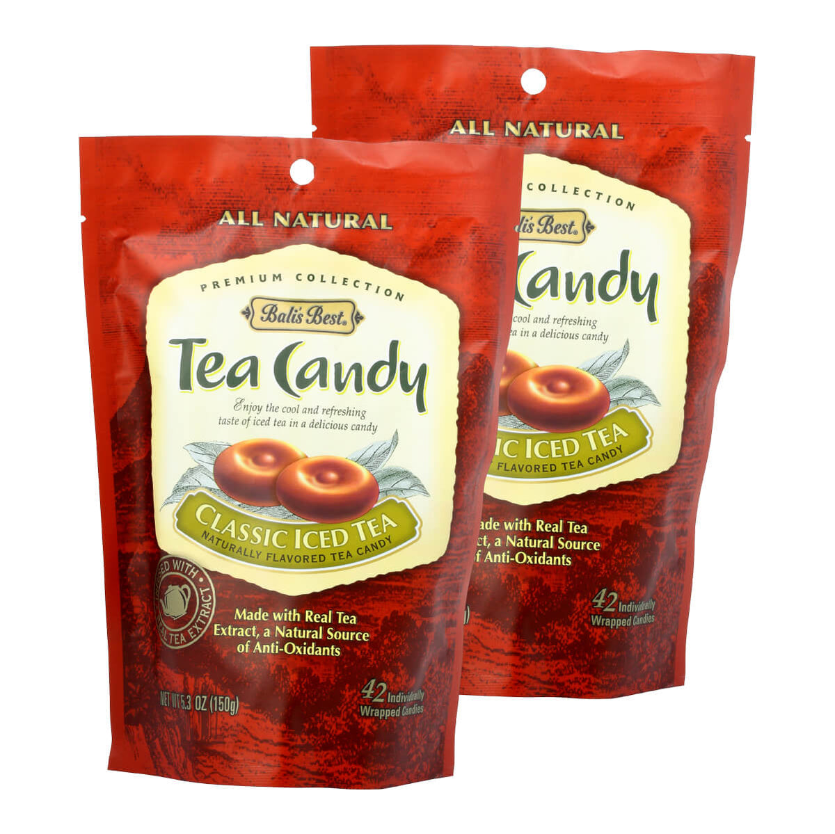 Bali’s Best Iced Tea Candy 2 Pack | Snack Hawaii