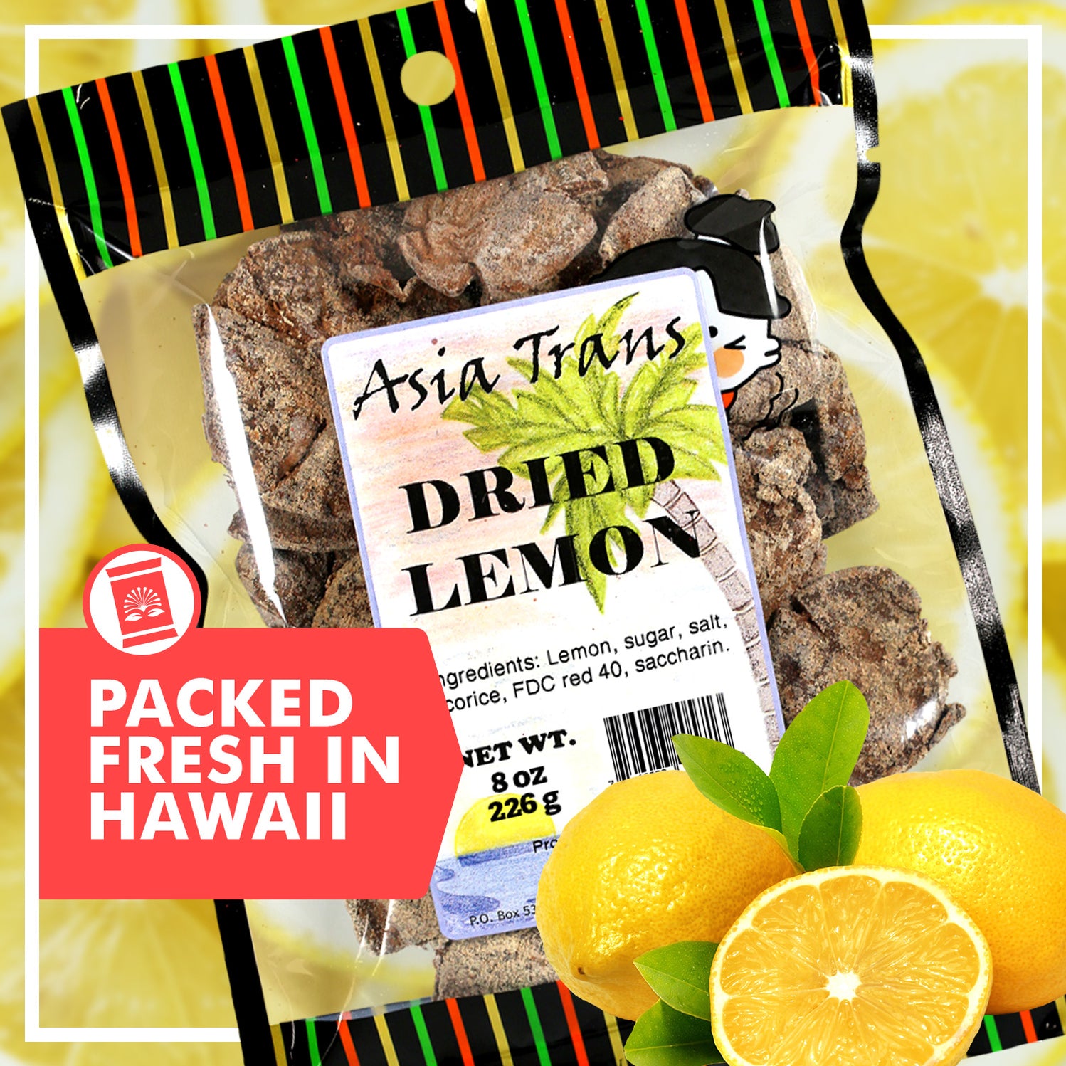 Purchase Dried Lemon Online | Asian Candies | Hawaii Snacks — Snack Hawaii