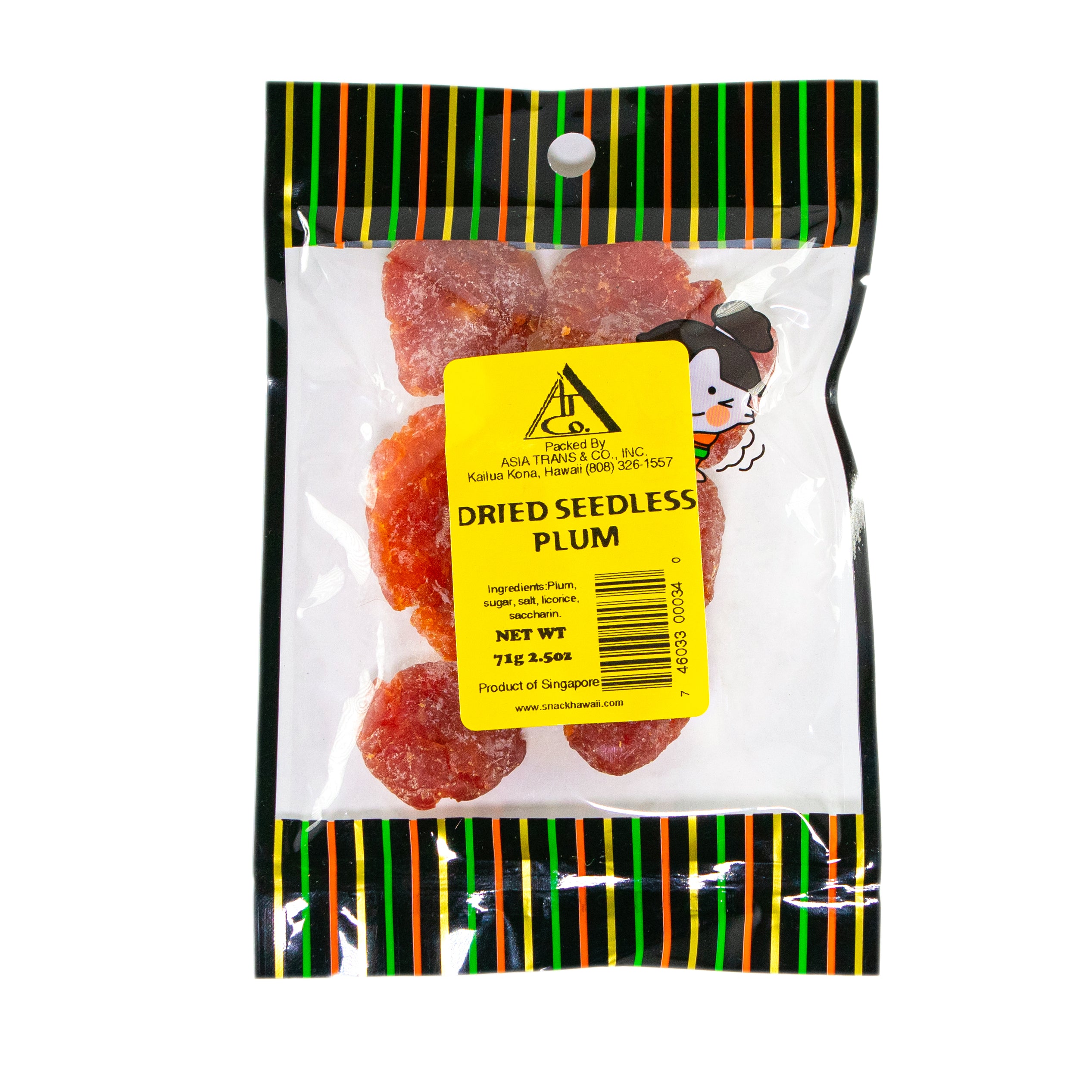 Dried Seedless Plum | Popular Asian Snacks | Snack Hawaii