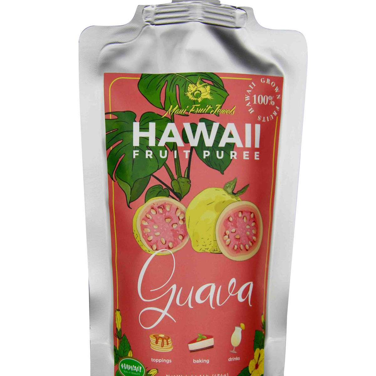 Sweet & Tangy Maui Fruit Jewels Hawaiian Guava Puree