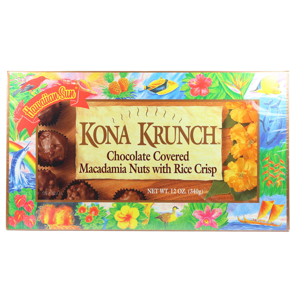 Hawaiian Sun Kona Krunch: Chocolate Covered Macadamia Nuts