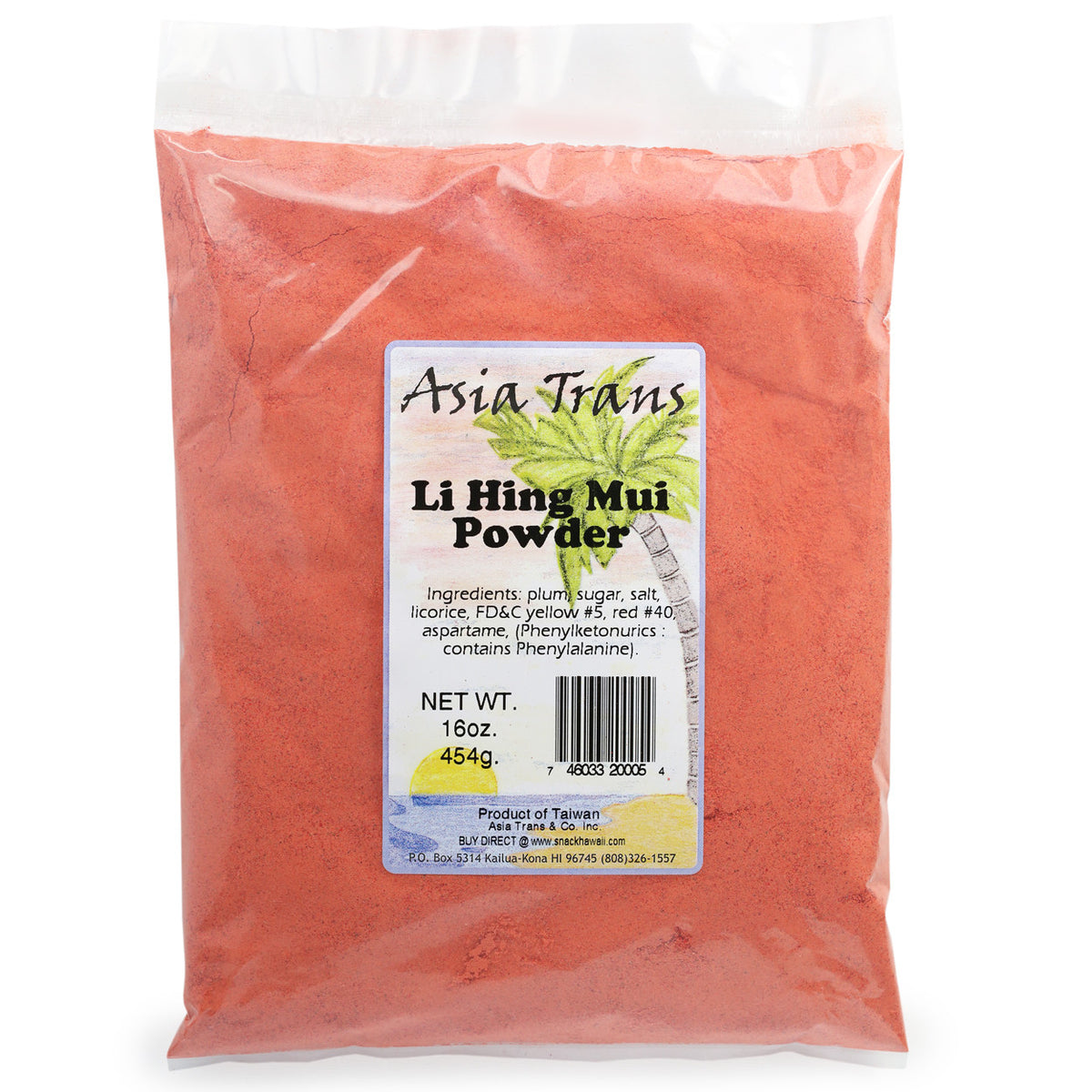 Li Hing Mui Powder | Hawaiian Snacks | Dried Plum Powder