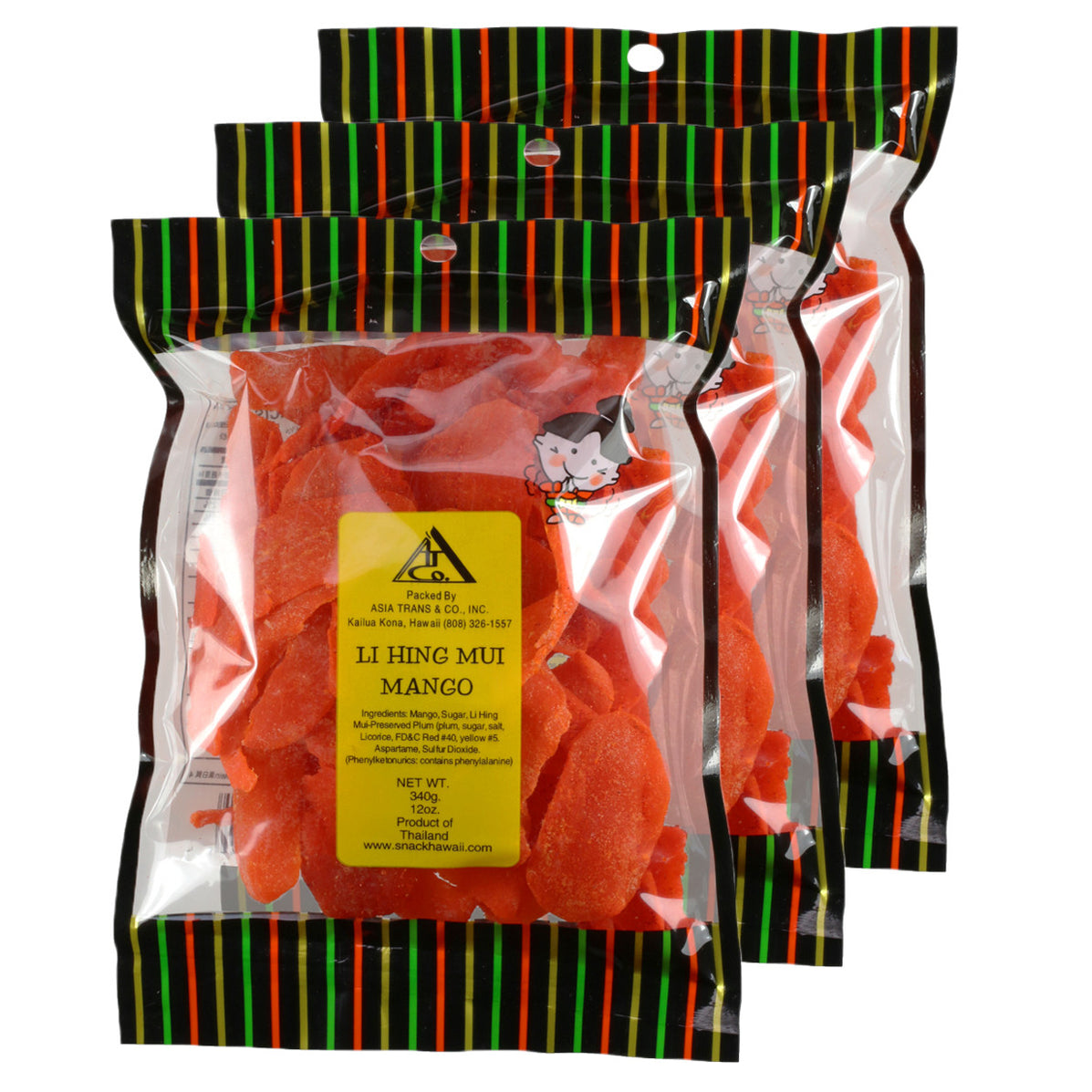 BUY 2 GET 1 FREE - Li Hing Mui Mango 12 oz — Snack Hawaii