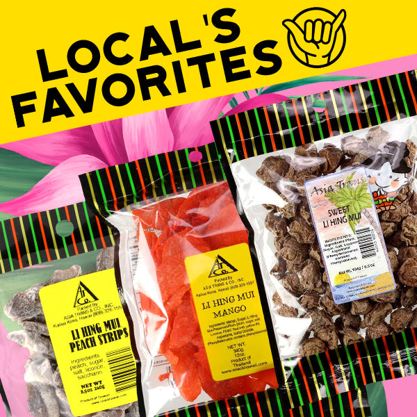 Local's Favorites Crack Seed Combo | Hawaiian Snacks