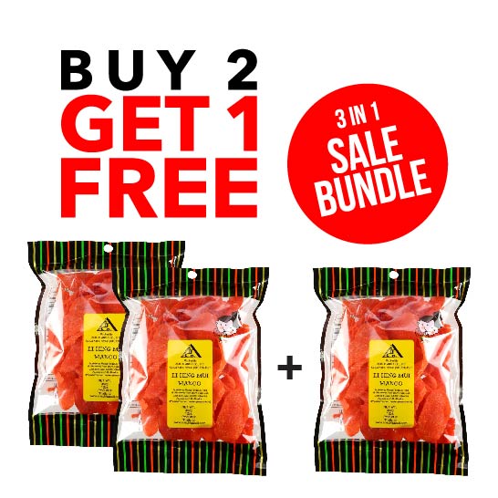Li Hing Mui Mango Bundle | BUY 2 GET 1 FREE | Snack Hawaii