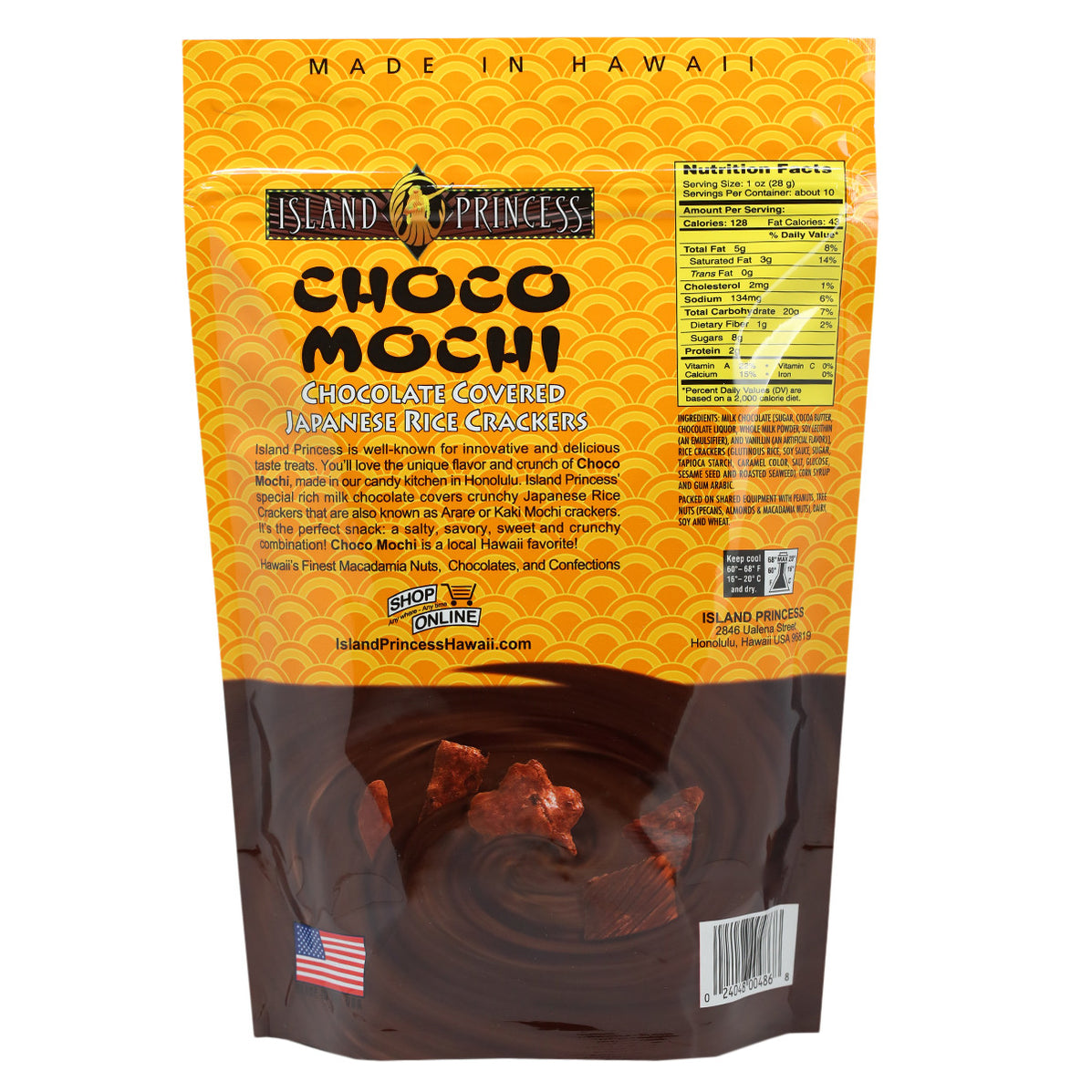 Island Princess Choco Mochi — Snack Hawaii