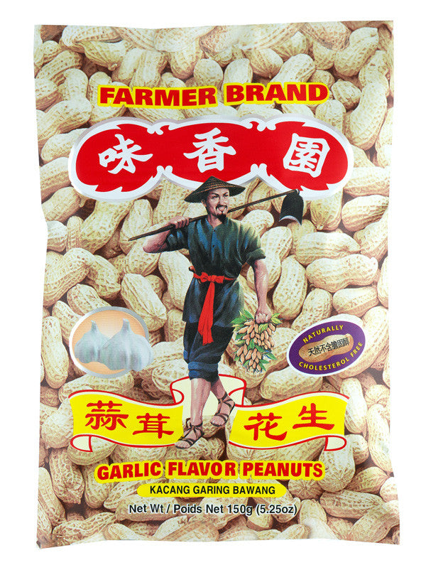 Farmer Brand Garlic Flavor Peanuts - Snack Hawaii